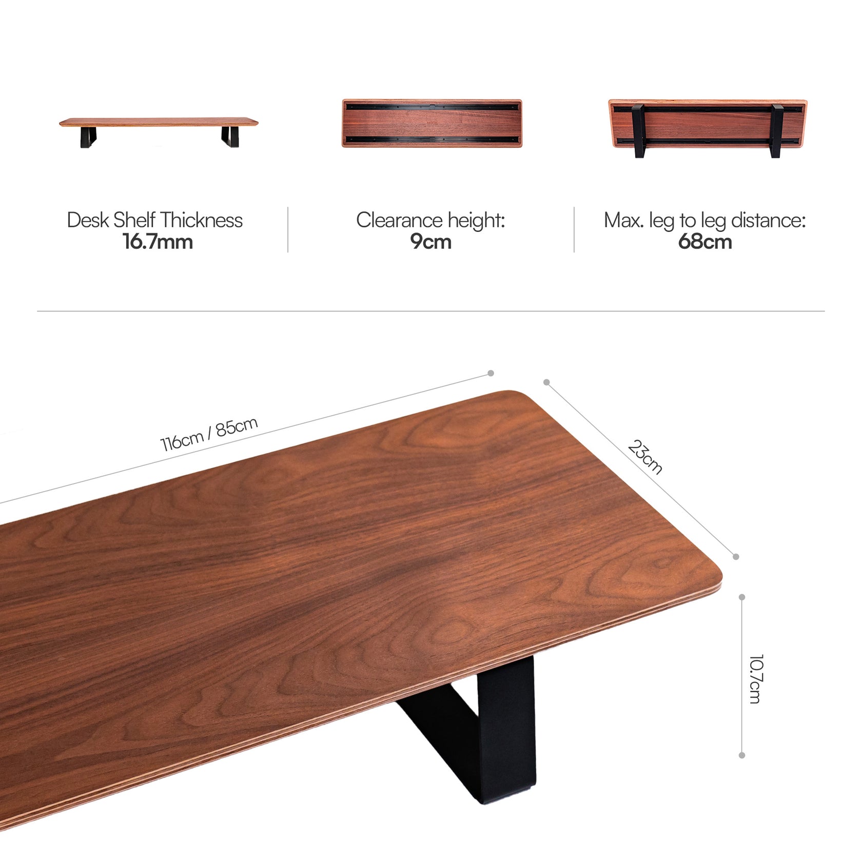 NOOK DESK SHELF PRO Laptop Monitor Desk – pressplayid