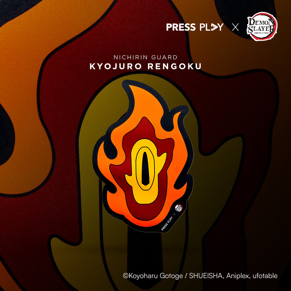 PRESS PLAY x DEMON SLAYER NICHIRIN GUARD - RENGOKU 24x35,5cm Irregular ...