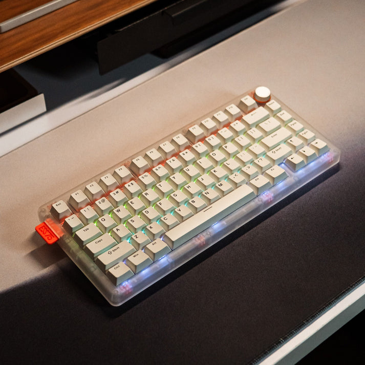 Press Play ESSENTIAL75[W] 75% Wireless RGB VIA Compatible Mechanical ...