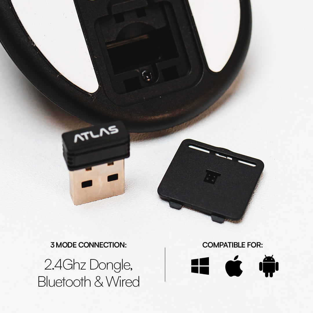 ATLAS Ergonomic Ultralight Wireless Gaming Mouse – pressplayid