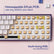VOYAGER68 Lightyear Edition CNC Alu South Facing Mechanical Keyboard ...