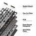 ROVER84 Lightyear 75% Wireless Aluminium CNC Mechanical Keyboard ...