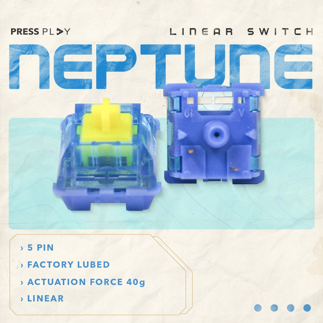 NEPTUNE Linear 40g 5pin Switch by Press Play – pressplayid