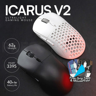 ICARUS V2 Ultralight Gaming Mouse by Press Play – pressplayid